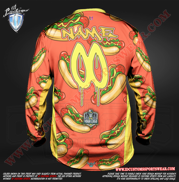 153 MMM Hot Dogs Reg Paintball Shirt – ID Customs SportsWear