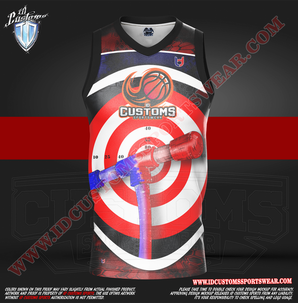 19 Kids Target Basketball Uniform Package Full Custom – ID Customs ...
