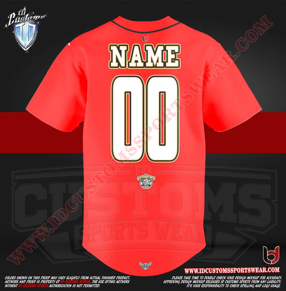 Red Baseball Jersey – ID Customs SportsWear