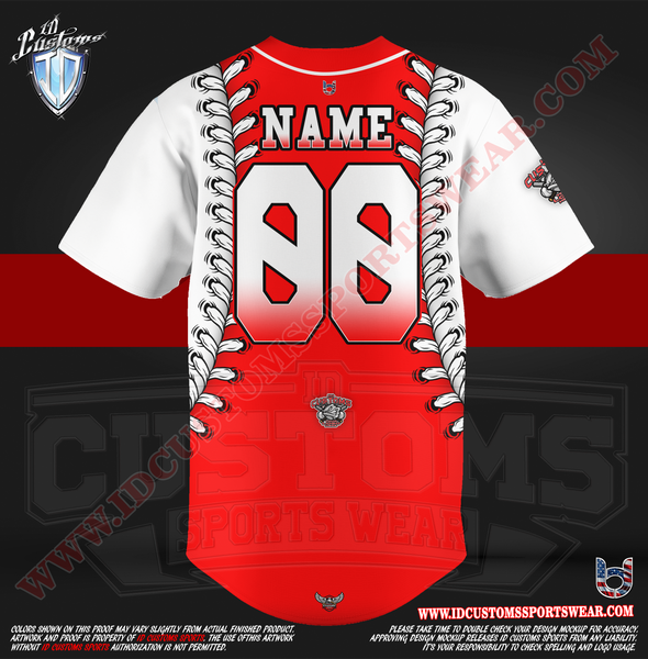 The Ball Baseball Jersey – ID Customs SportsWear