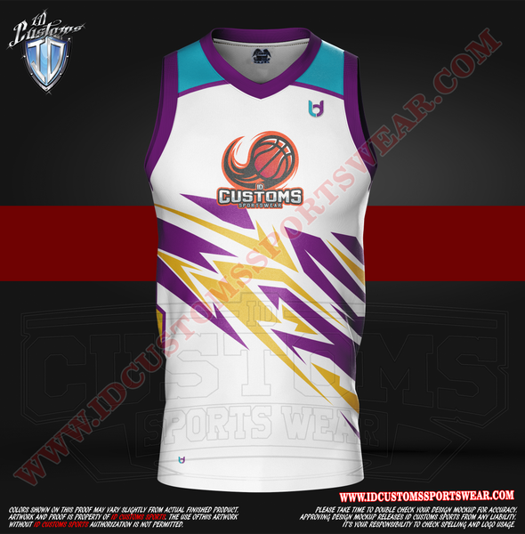 Kids Purple Boy Basketball Uniform Package Full Custom – ID Customs ...