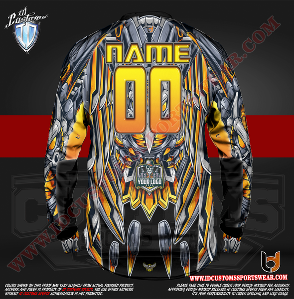 38 Transformer Eagle Paintball Pro Shirt – ID Customs SportsWear
