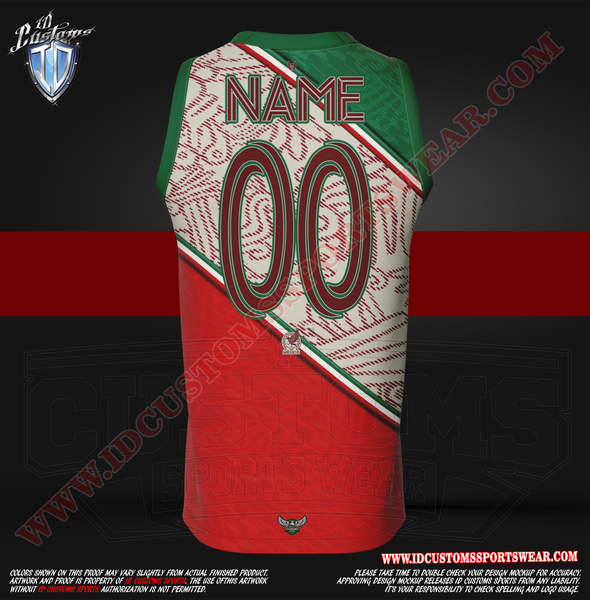 12 Mexico 23 Basketball Custom Jersey – ID Customs SportsWear