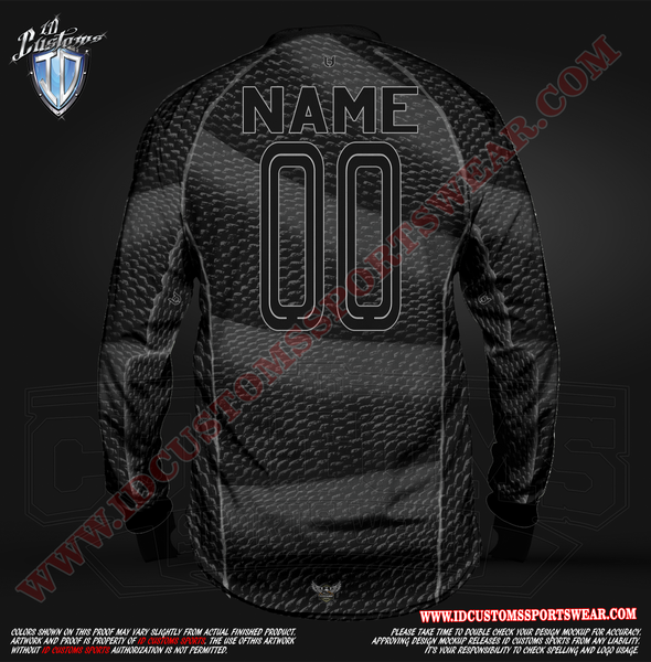 20 Black Mamba Pro Paintball Shirt – ID Customs SportsWear
