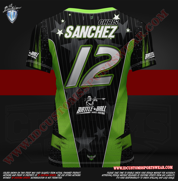 Battle Ball T-Shirt – ID Customs SportsWear