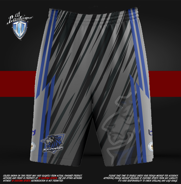 Lions NHCA Fully Custom Shorts – ID Customs SportsWear