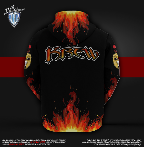 The Krew Pullover Hoodie Id Customs Sportswear